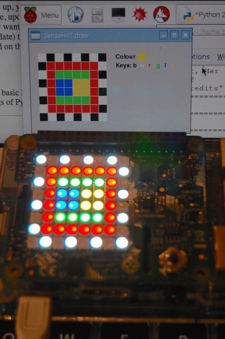 Paint your SenseHAT with this script - Raspberry Pi Pod and micro:bit base