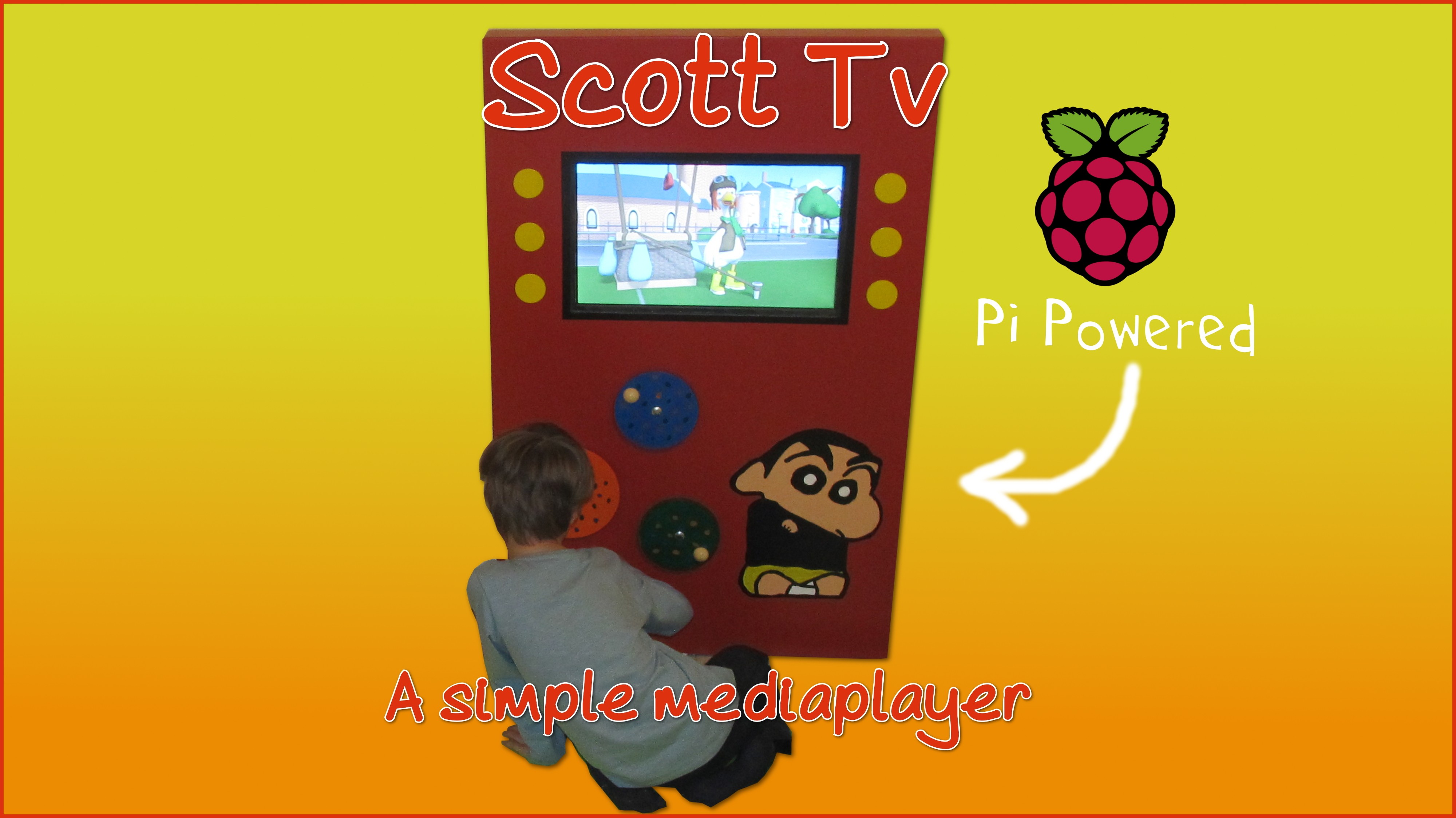 Autism-friendly big-screen media player based around a Raspberry Pi ...