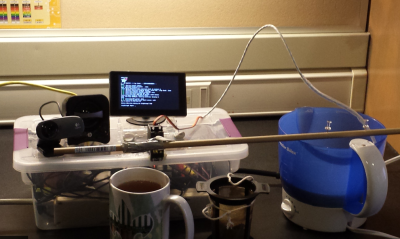 Raspberry Pi used to monitor and brew the perfect cup of tea - Raspberry Pi Pod and micro:bit base