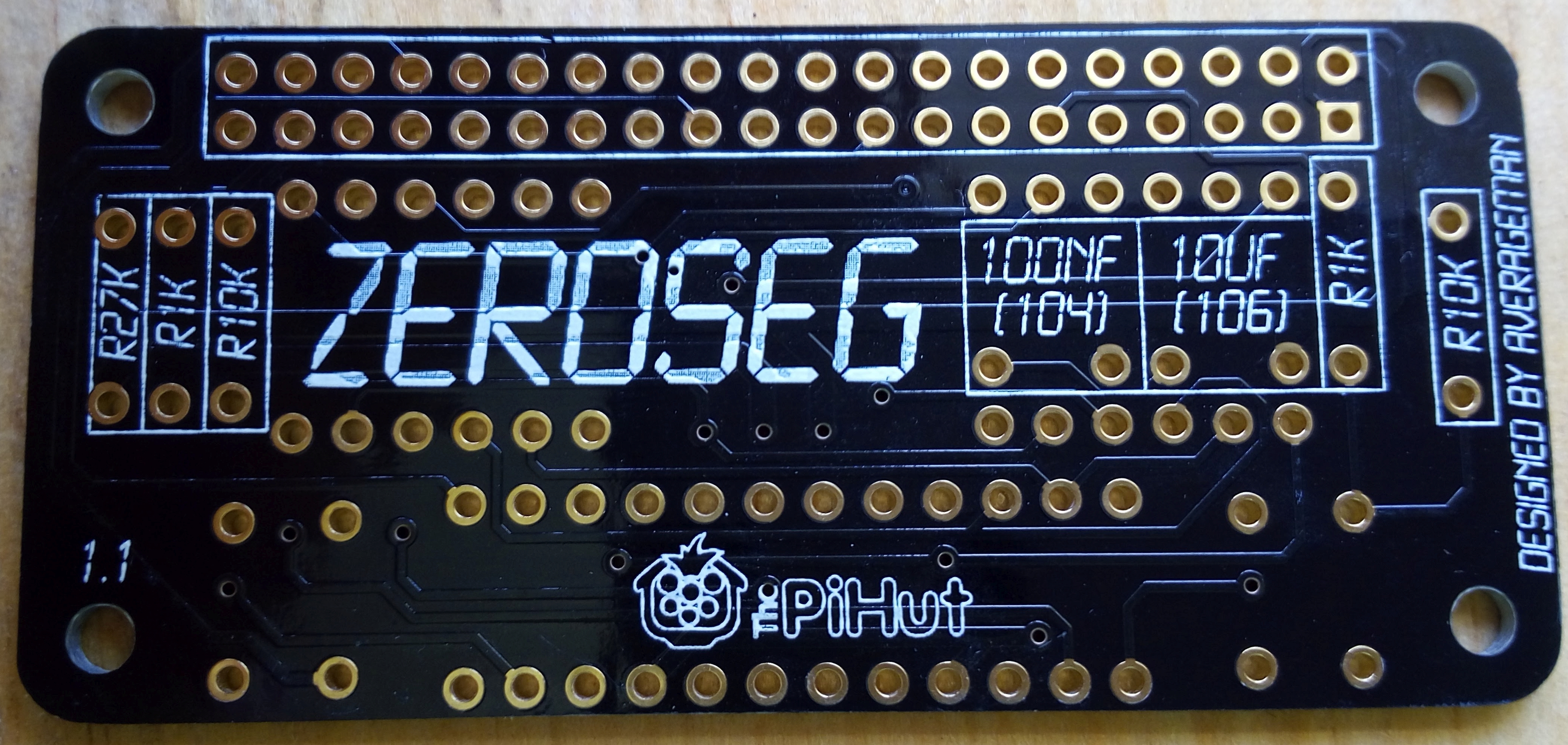 ZeroSeg from The Pi Hut / Average Man for the Raspberry Pi - review - Raspberry Pi Pod and micro ...