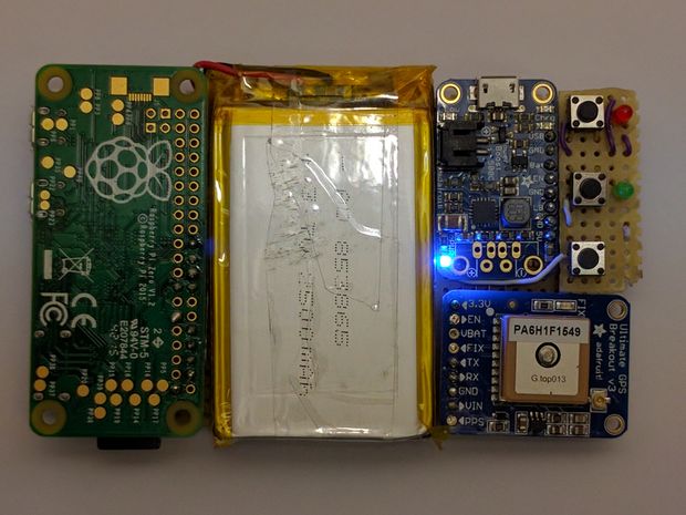 Build a compact GPS logger with a Raspberry Pi Zero - Raspberry Pi Pod and micro:bit base