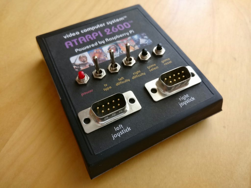 Awesome Atari 2600 made out of a game cartridge and a Raspberry Pi Zero ...