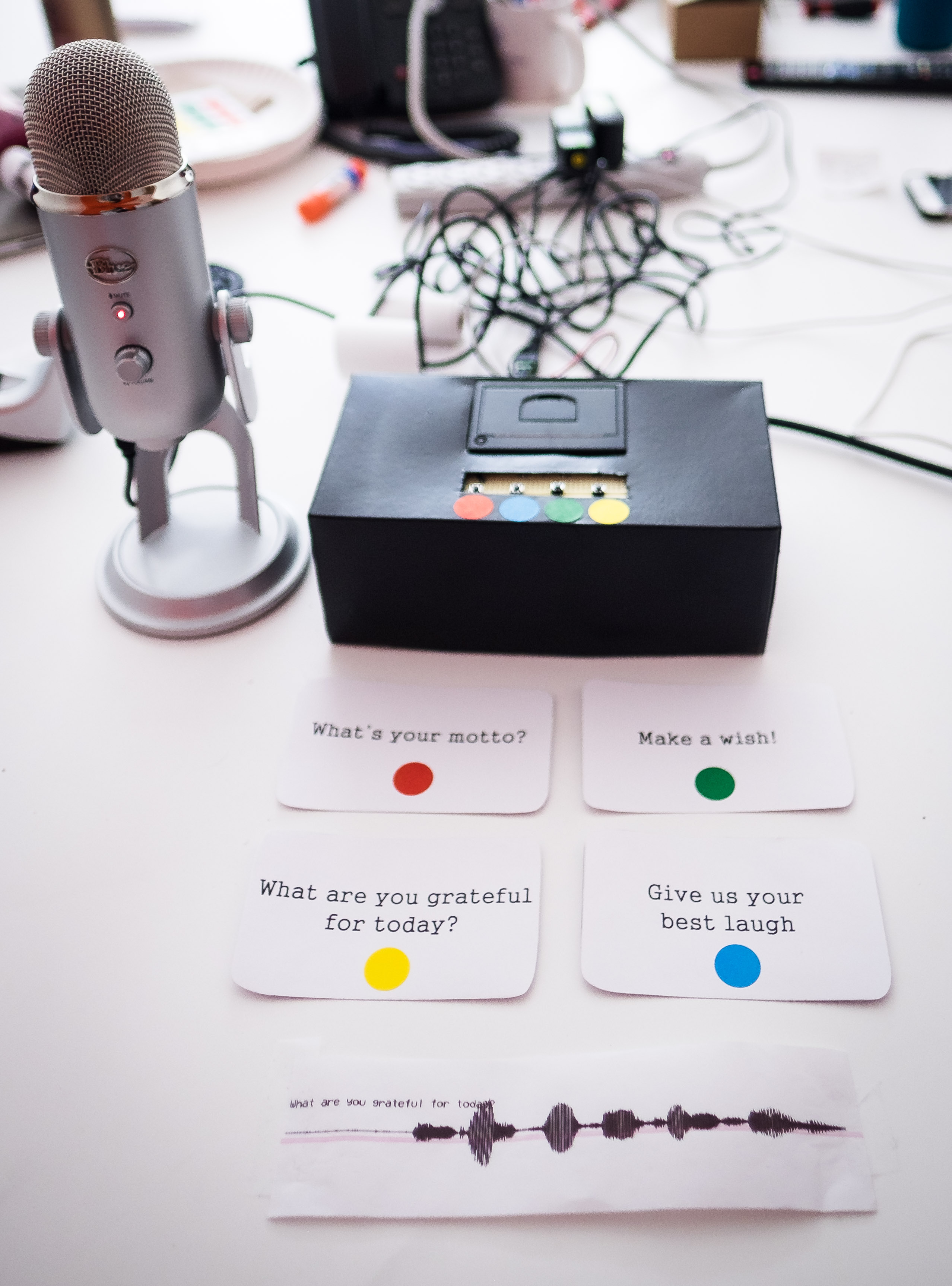 Answer questions, record sound and print the wave with a Raspberry Pi ...