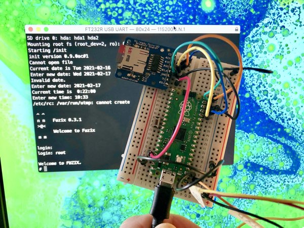 Run a v7 Unix clone on your Raspberry Pi Pico - take a look at this experiment using Fuzix ...