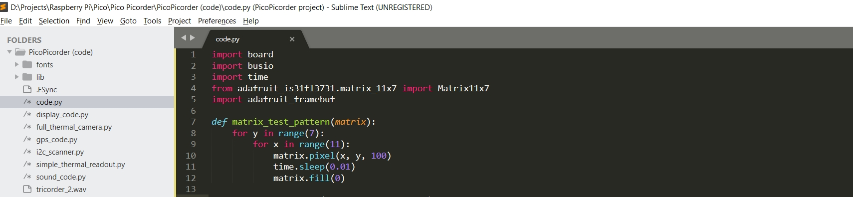 Using Sublime Text 3 to code with your Raspberry Pi Pico - Raspberry Pi Pod and micro:bit base